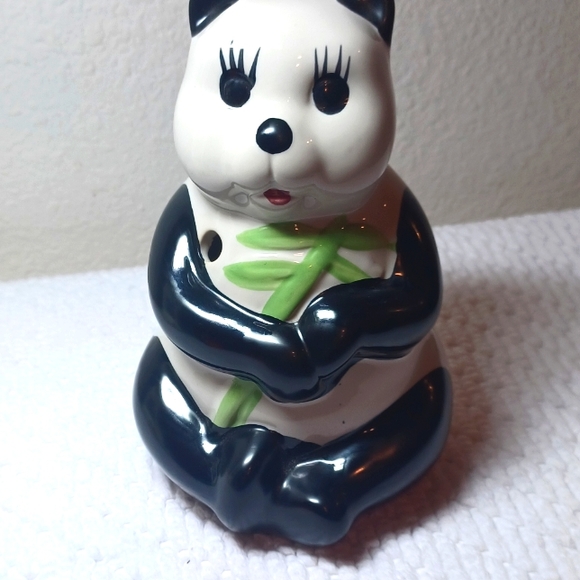 Accents | Vintage Panda Bear Incense Holder Ceramic | Poshmark